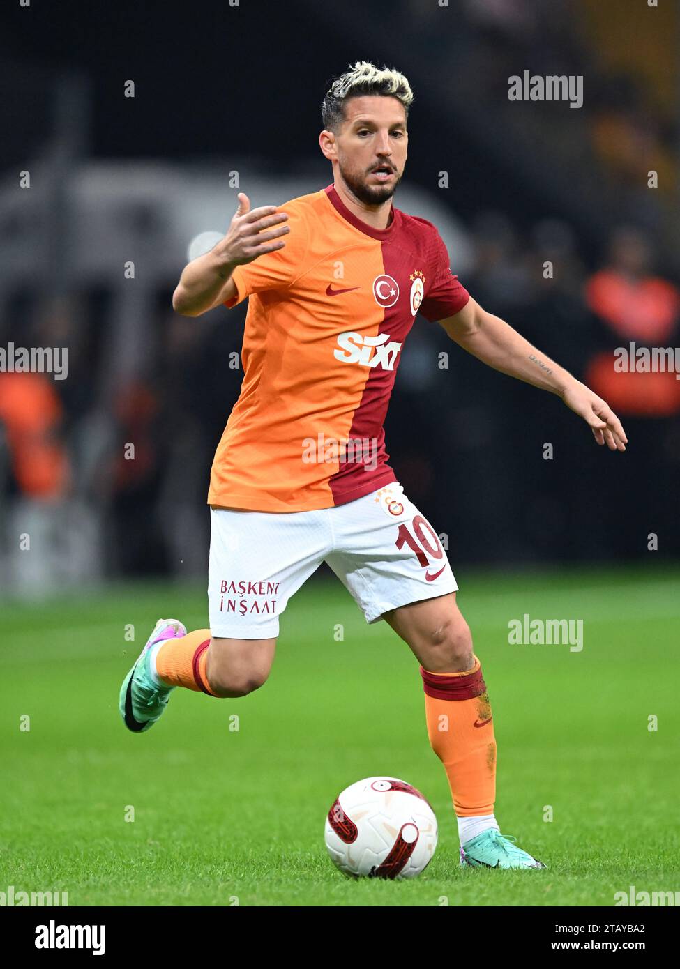 ISTANBUL - Dries Mertens of Galatasaray during the Turkish superlig ...