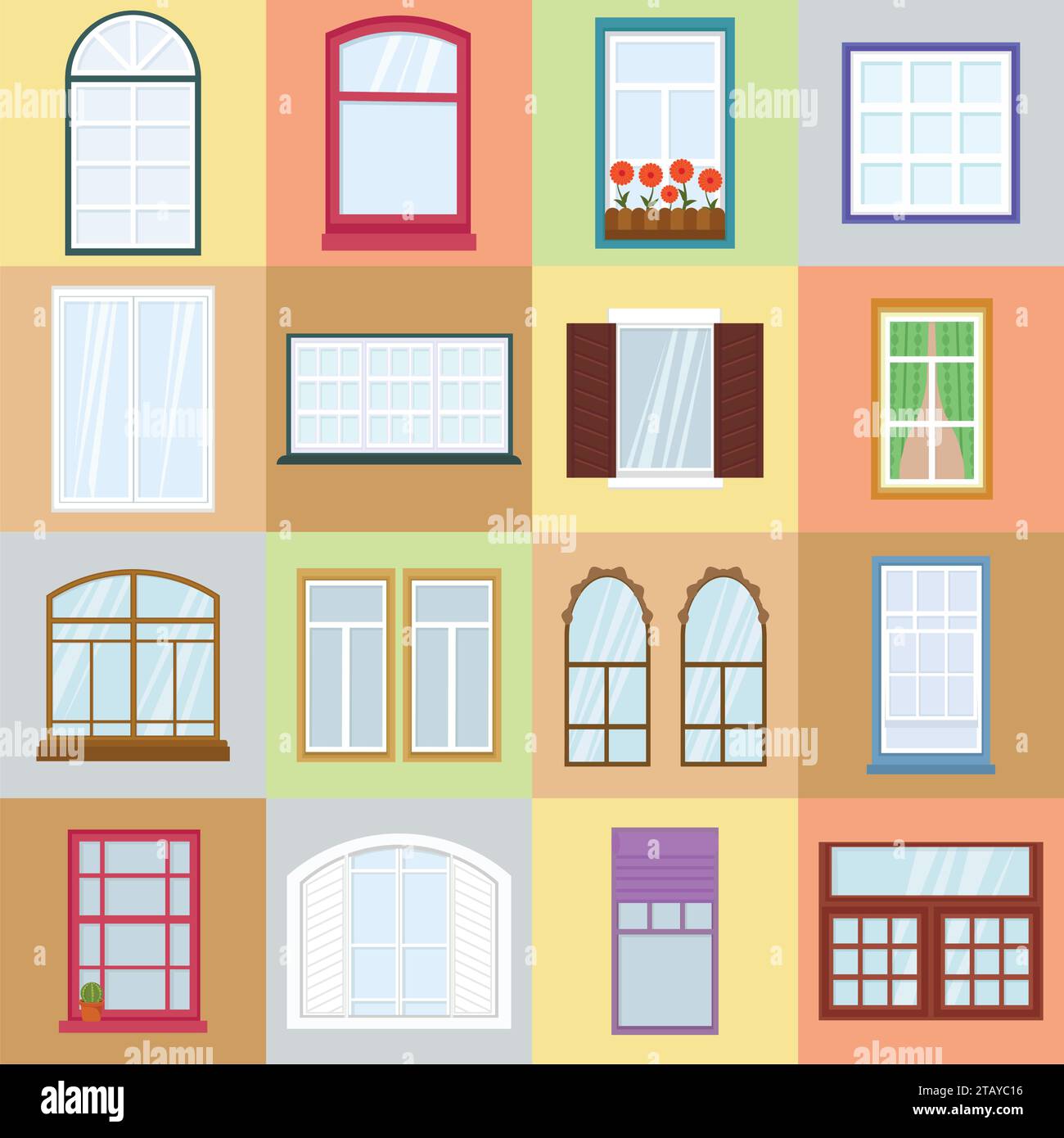 Architecture view Stock Vector Images - Alamy