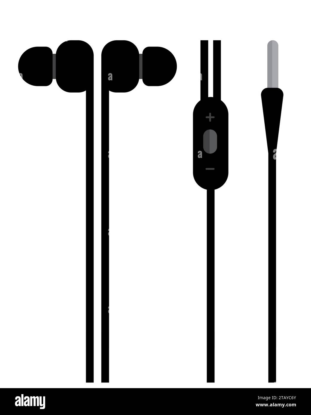 Headset audio device isolated Stock Vector Images - Alamy