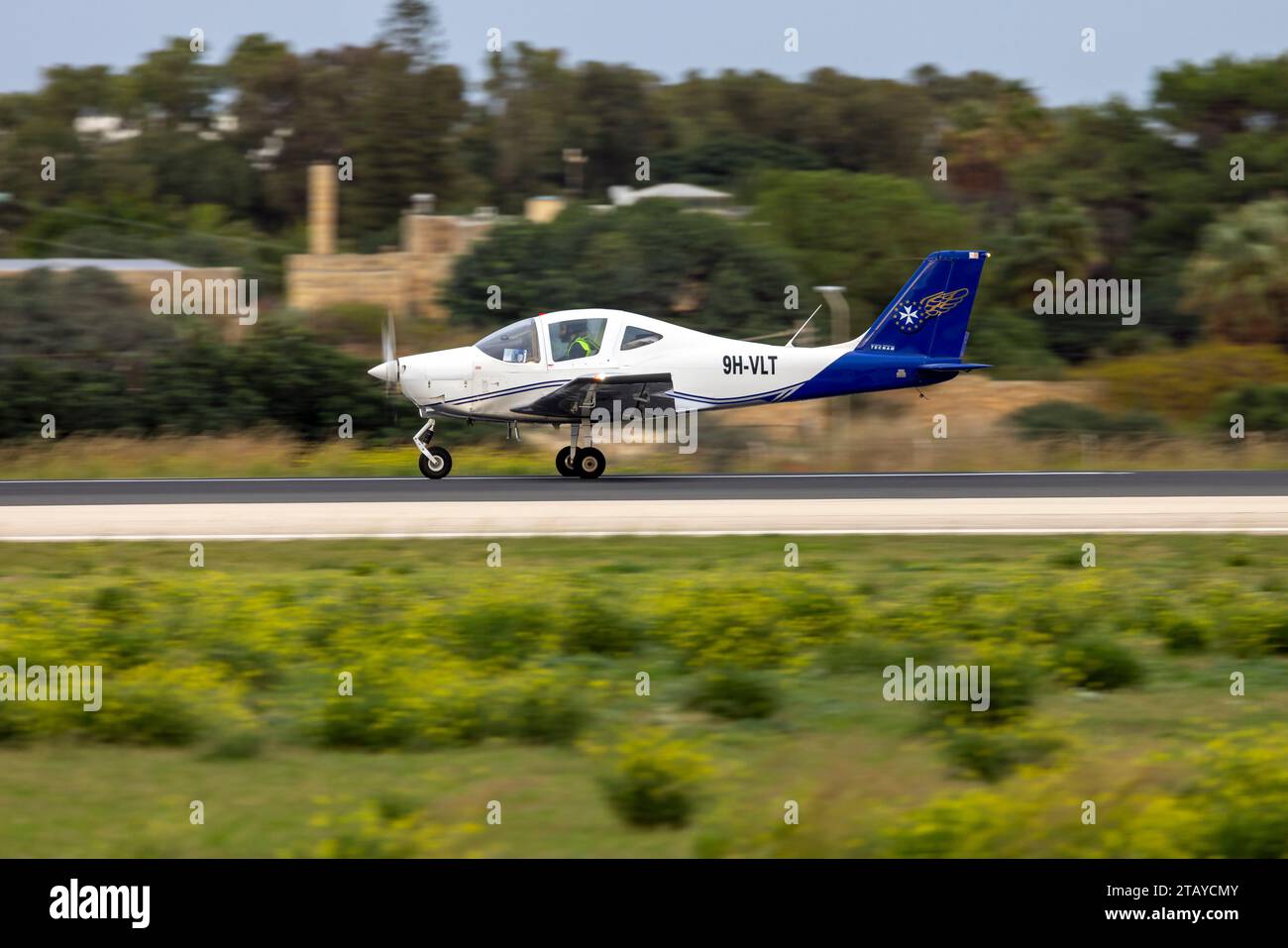 European Pilot Academy Tecnam P2002JF Sierra (Reg: 9H-VLT) on a pilot ...