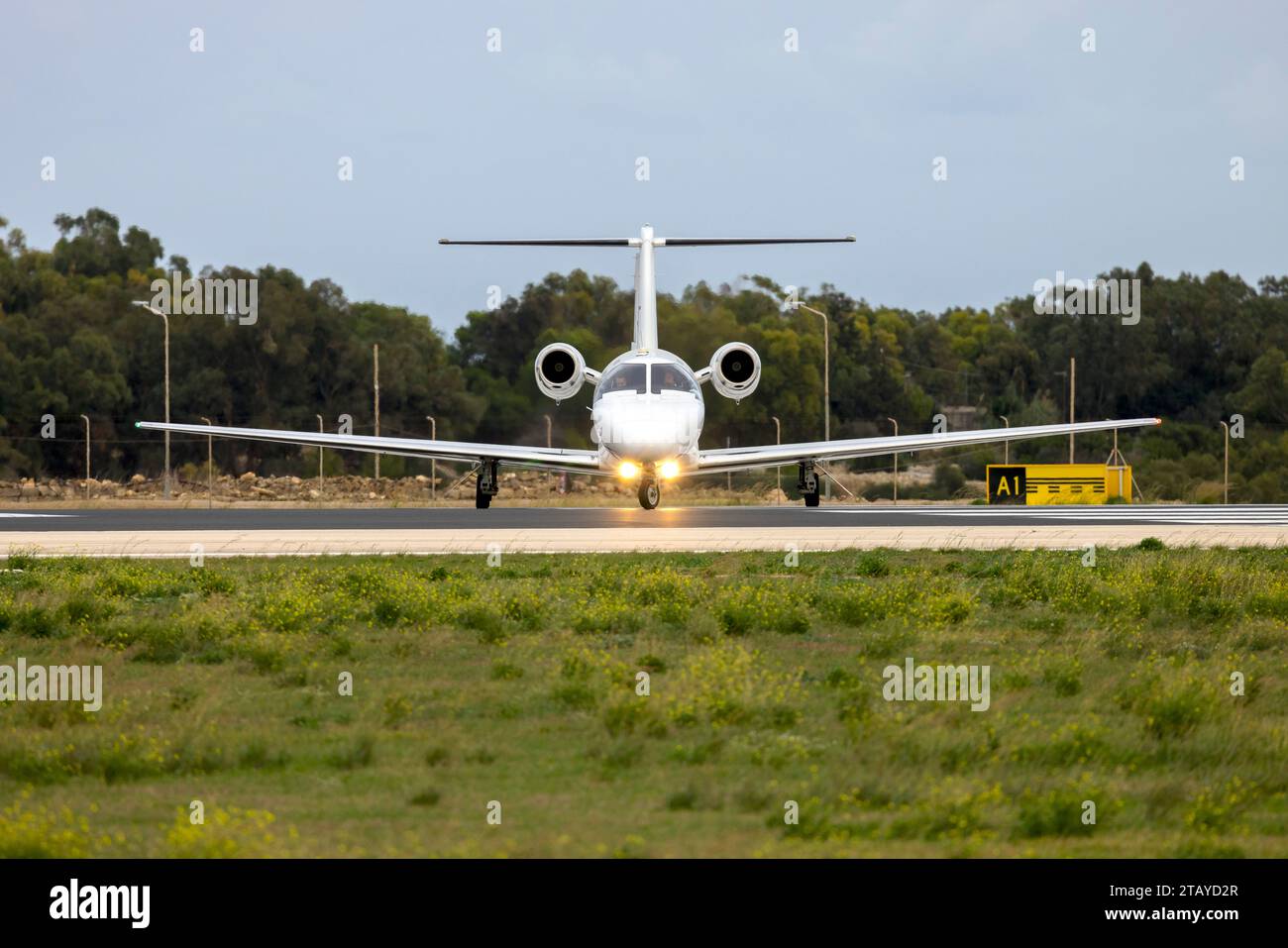 Air Pannonia Cessna 525A Citation CJ2 (REG: 9A-JET) turning on the ...