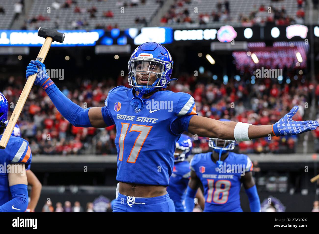 December 02, 2023: Boise State Broncos wide receiver Prince Strachan ...