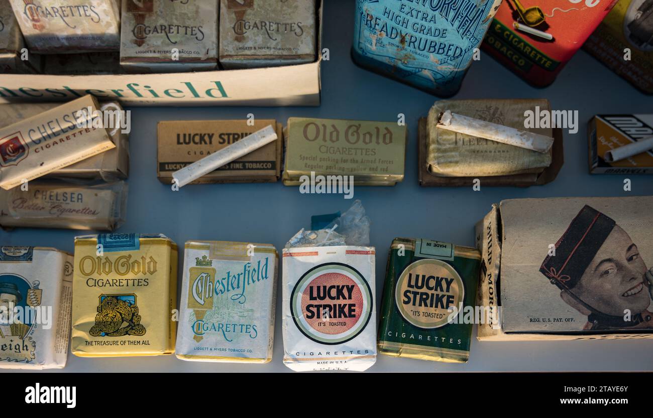 Collection of cigarette tobacco packets from soldiers of the Second ...