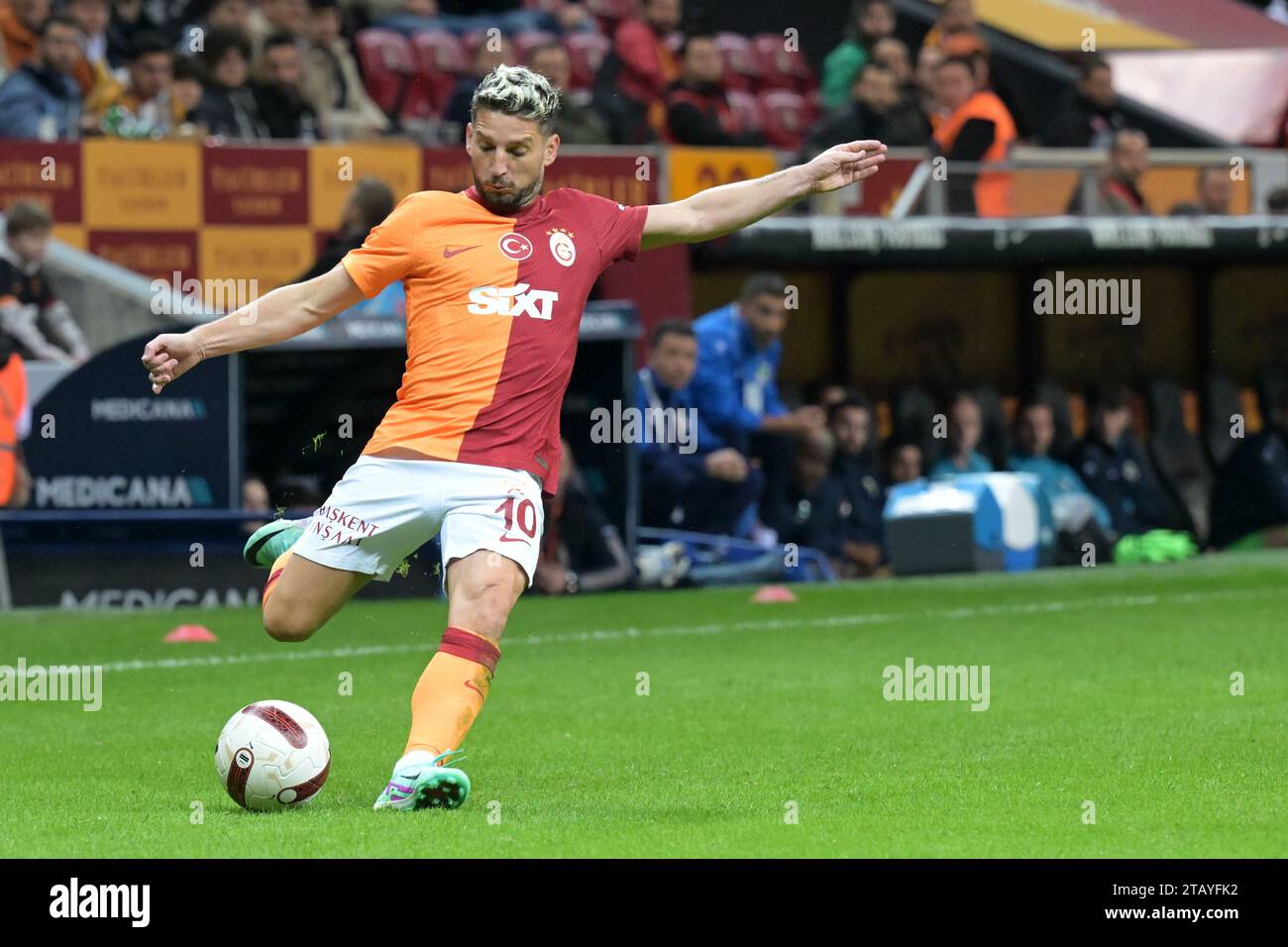 ISTANBUL - Dries Mertens of Galatasaray during the Turkish superlig ...