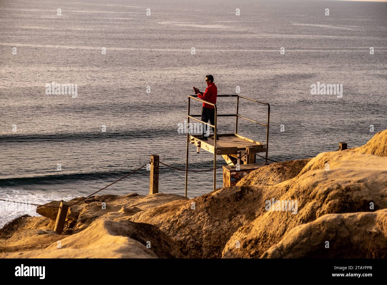 Sunset photo shoot Stock Photo - Alamy