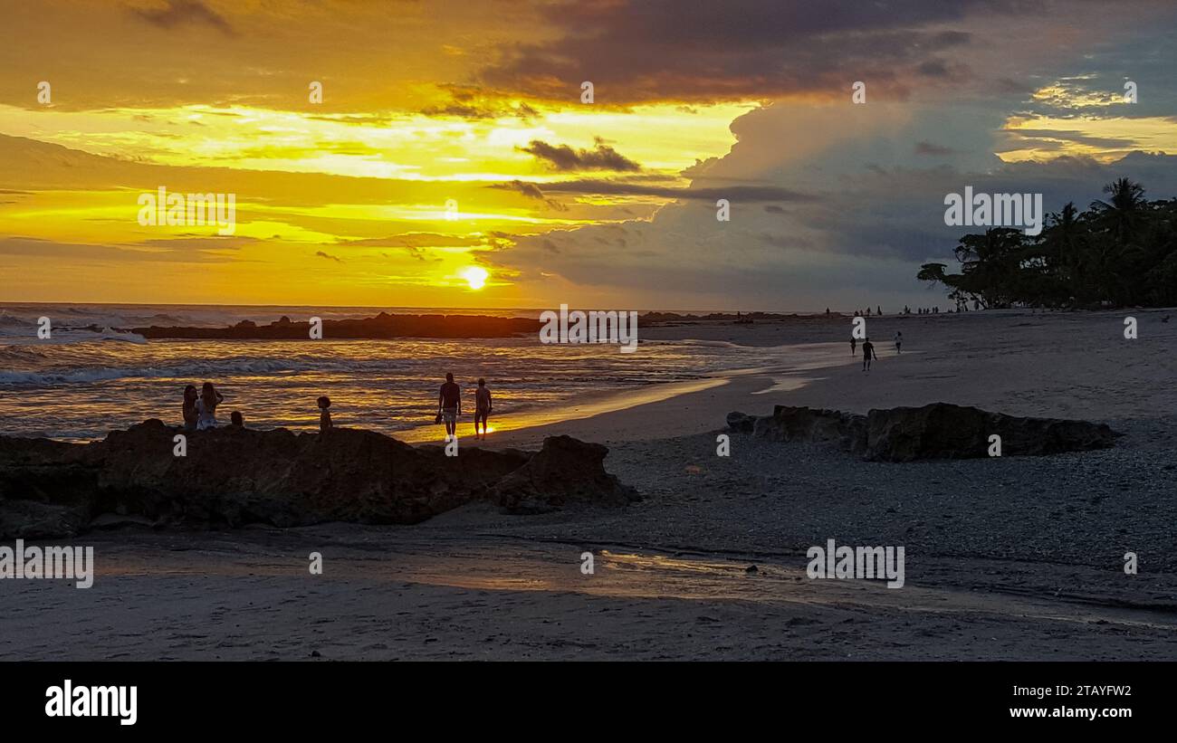 Tropical beach sunset in hi-res stock photography and images - Alamy