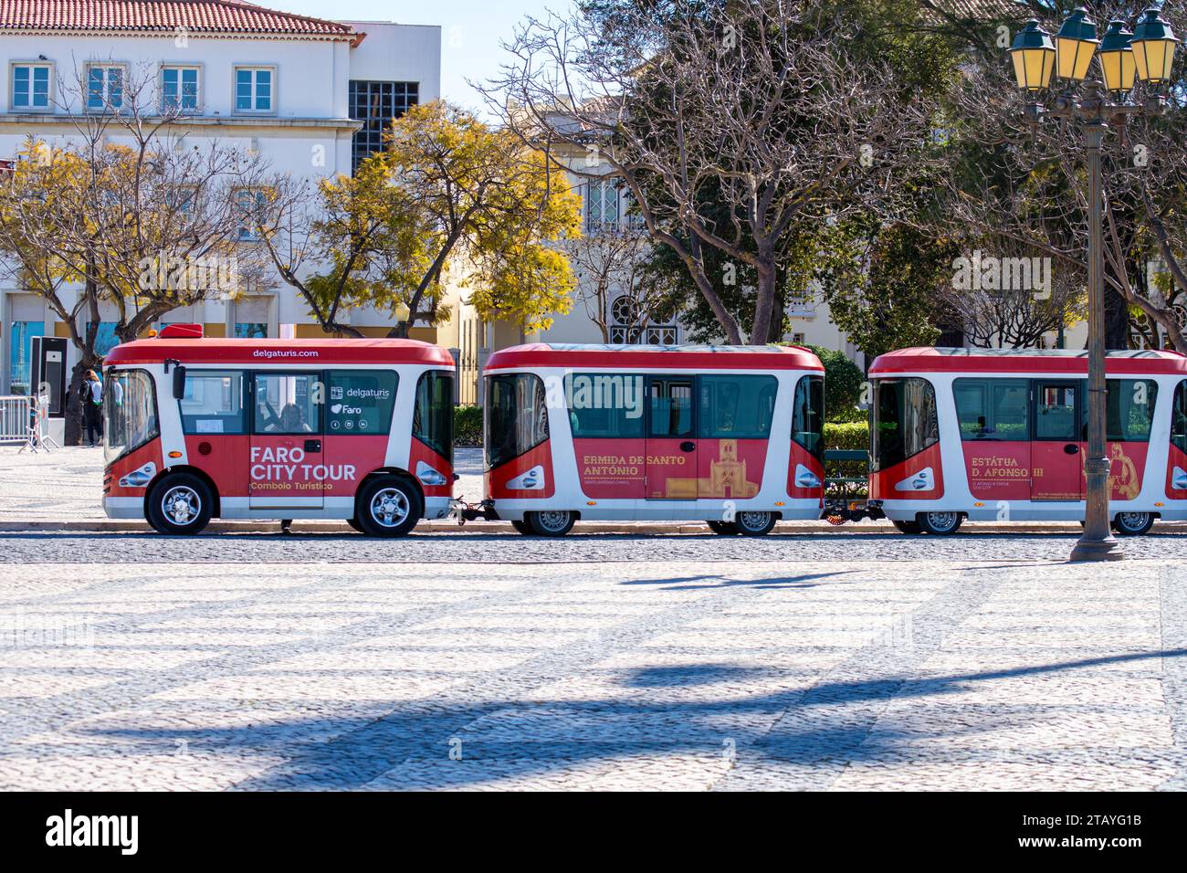 FARO, PORTUGAL - MARCH 1, 2023: City tour bus in Faro, Portugal on ...