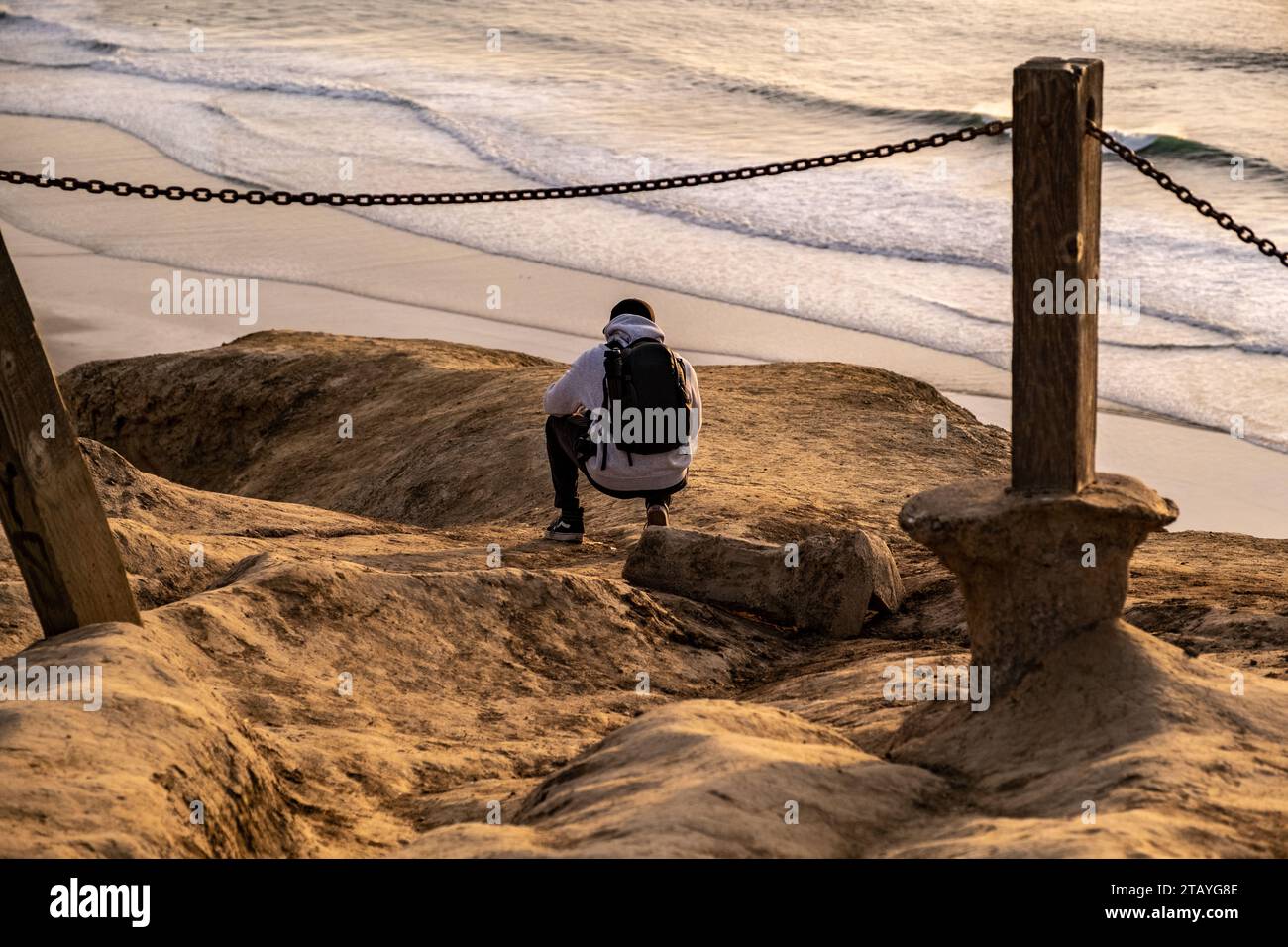 Sunset photo shoot Stock Photo - Alamy