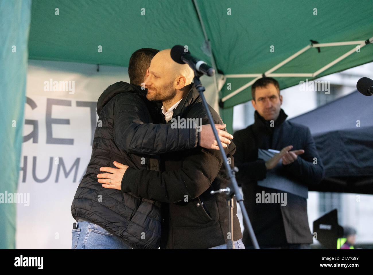 Israeli - Palestinian families Hamze Awawde and Magen Inon join ...