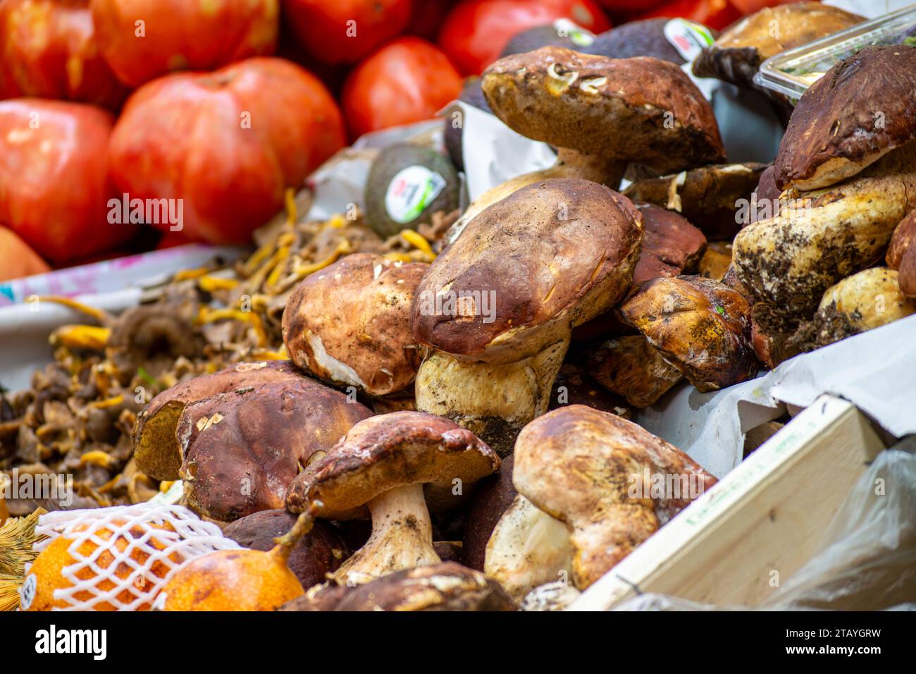 Enjoining diversity of fresh fruits on Atarazanas Central Market in ...