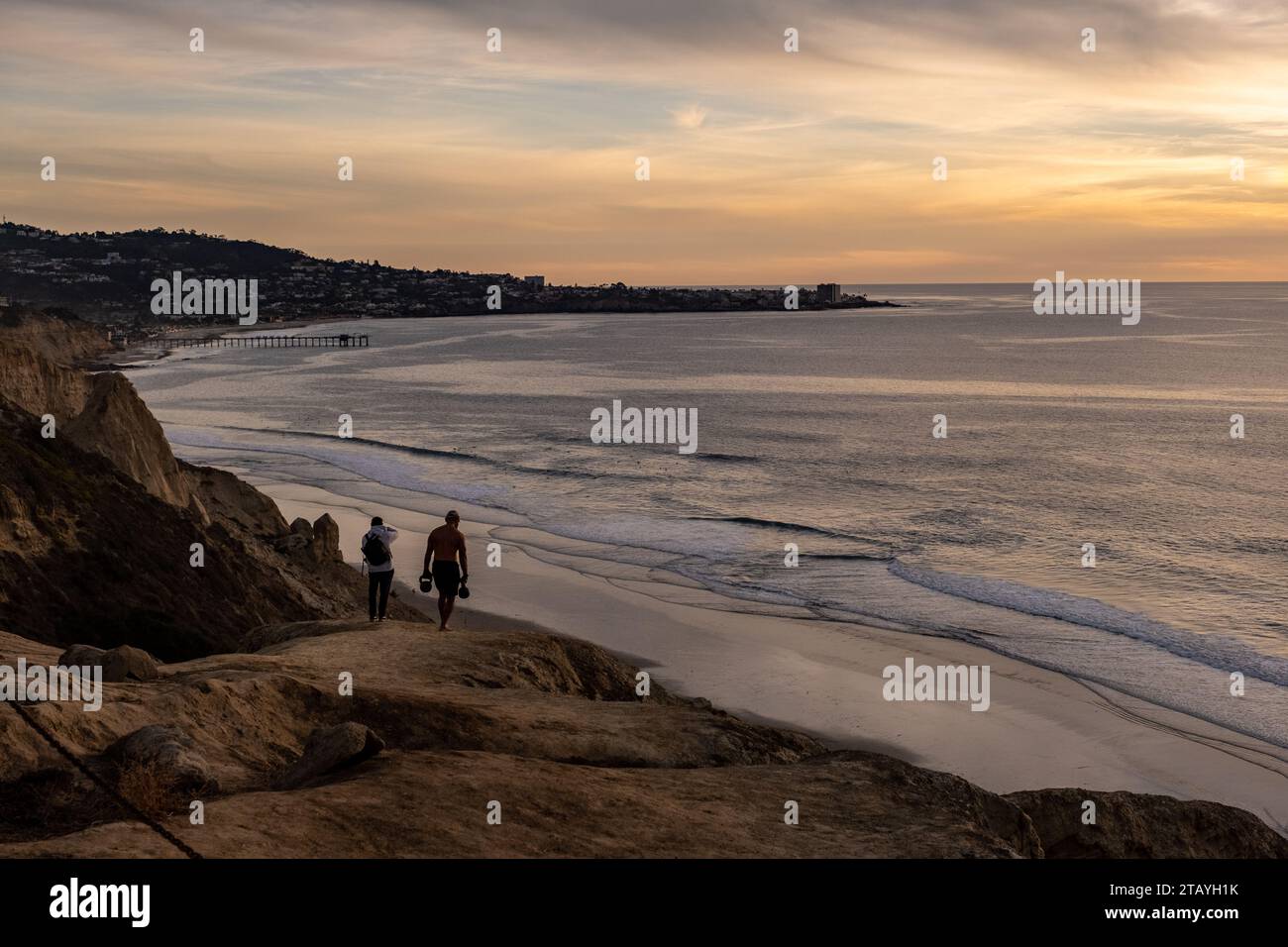 Sunset photo shoot Stock Photo - Alamy