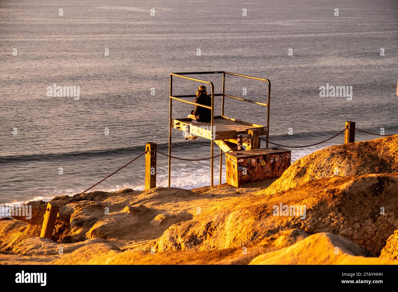 Sunset photo shoot Stock Photo - Alamy