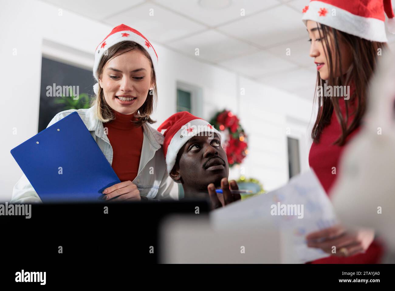 Bipoc company team enjoying hi-res stock photography and images - Alamy