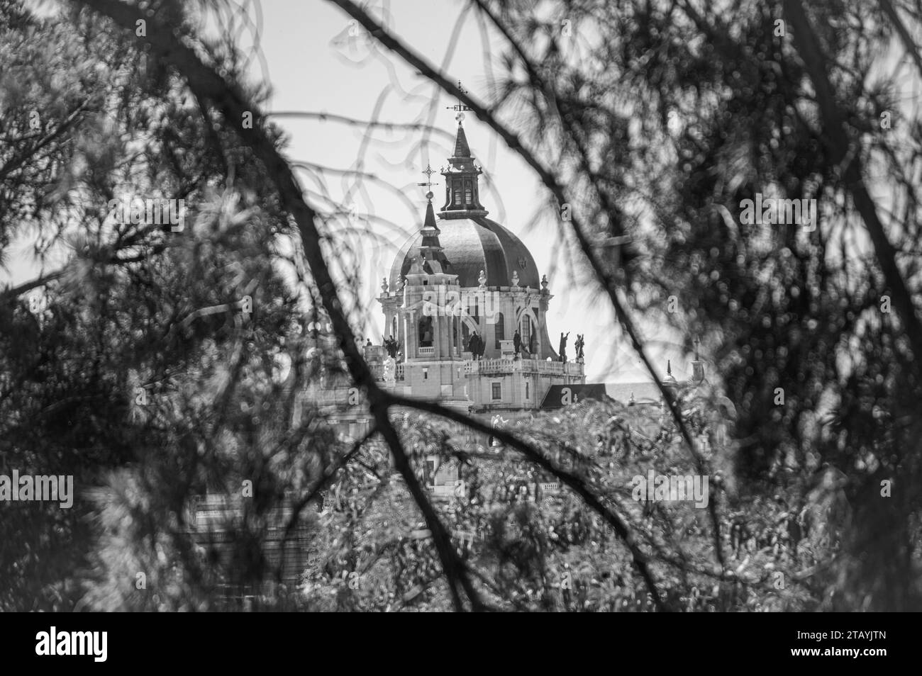 MADRID, SPAIN - JULY 8, 2023: Visiting Royal Palace of Madrid on summer ...