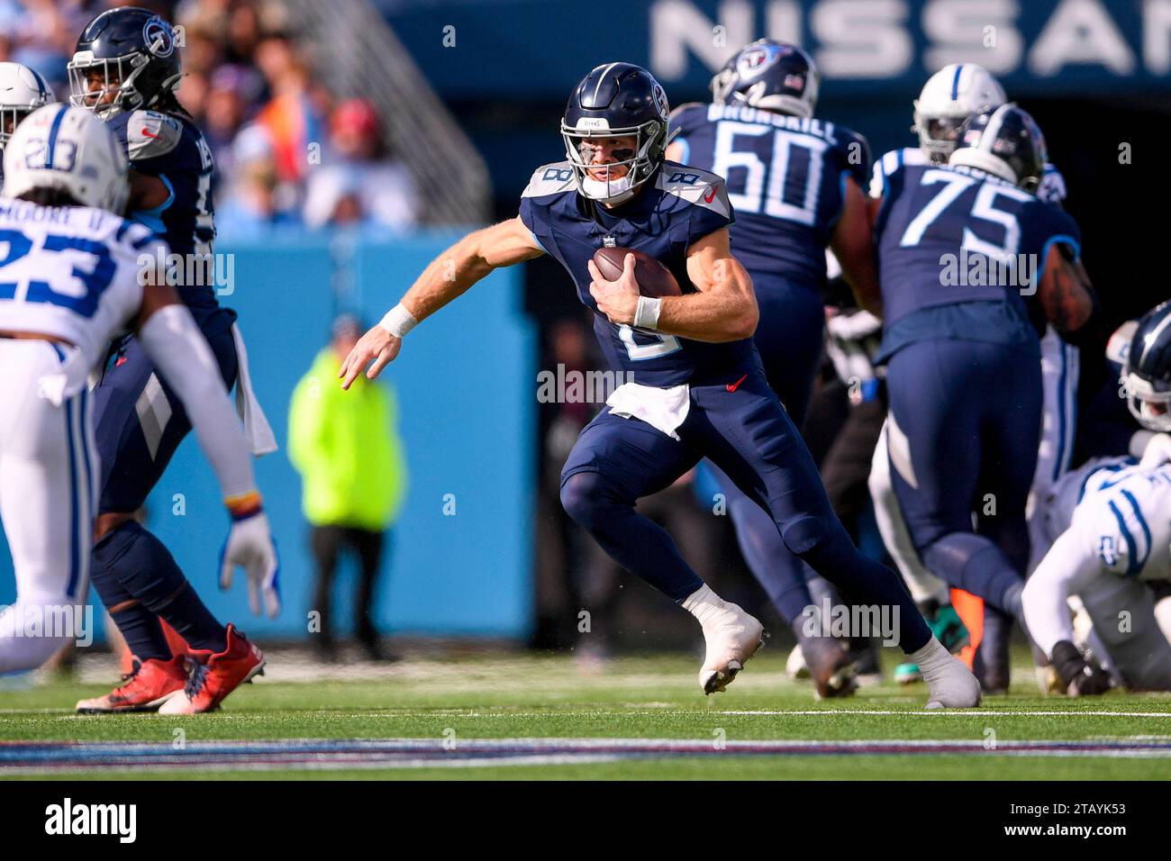 December 3, 2023: during the first half of an NFL game between the ...