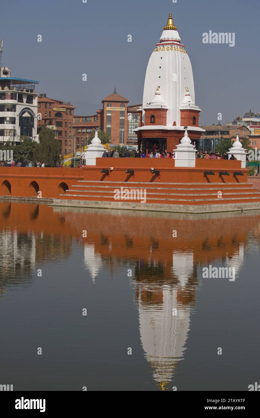 Nepal, Kathmandu, Rani Pokhari, Queen's Pond Stock Photo - Alamy