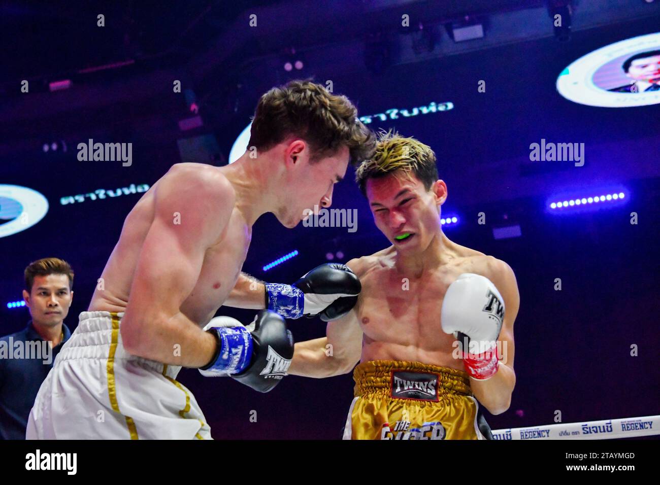 Bangkok, Thailand. 02nd Dec, 2023. Professional boxer Giuliano Fantone ...