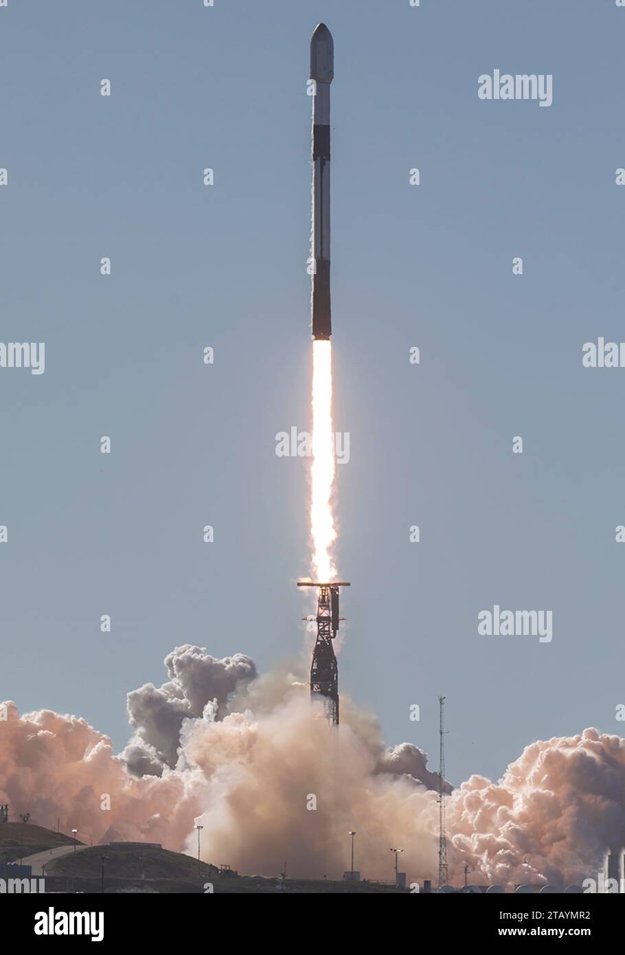 California, USA. 1st Dec, 2023. SpaceX Falcon 9 rocket carrying South ...