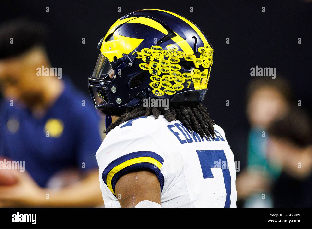 Indianapolis, Indiana, USA. 02nd Dec, 2023. Michigan running back ...
