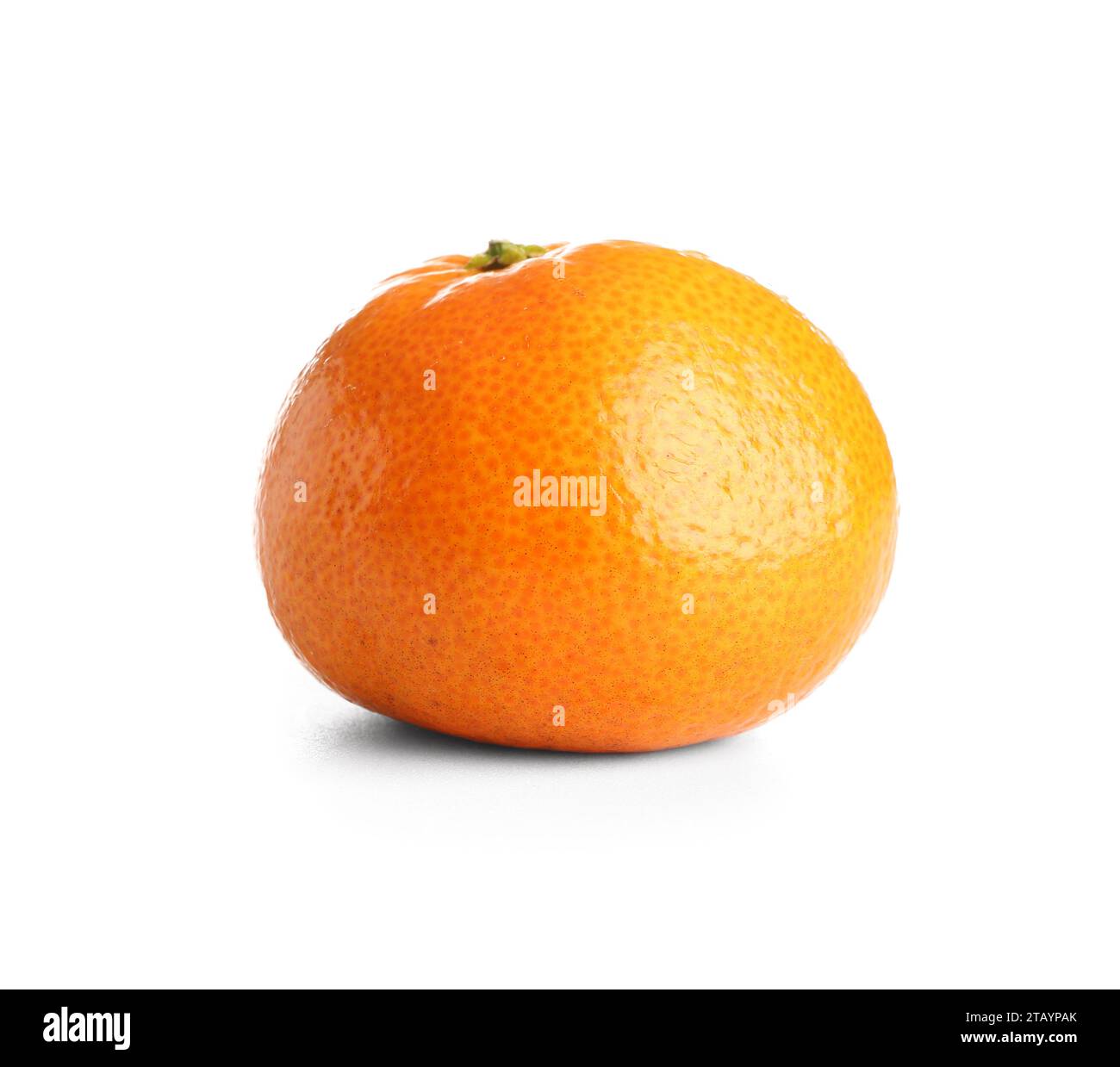 Sweet mandarin on white background Stock Photo - Alamy