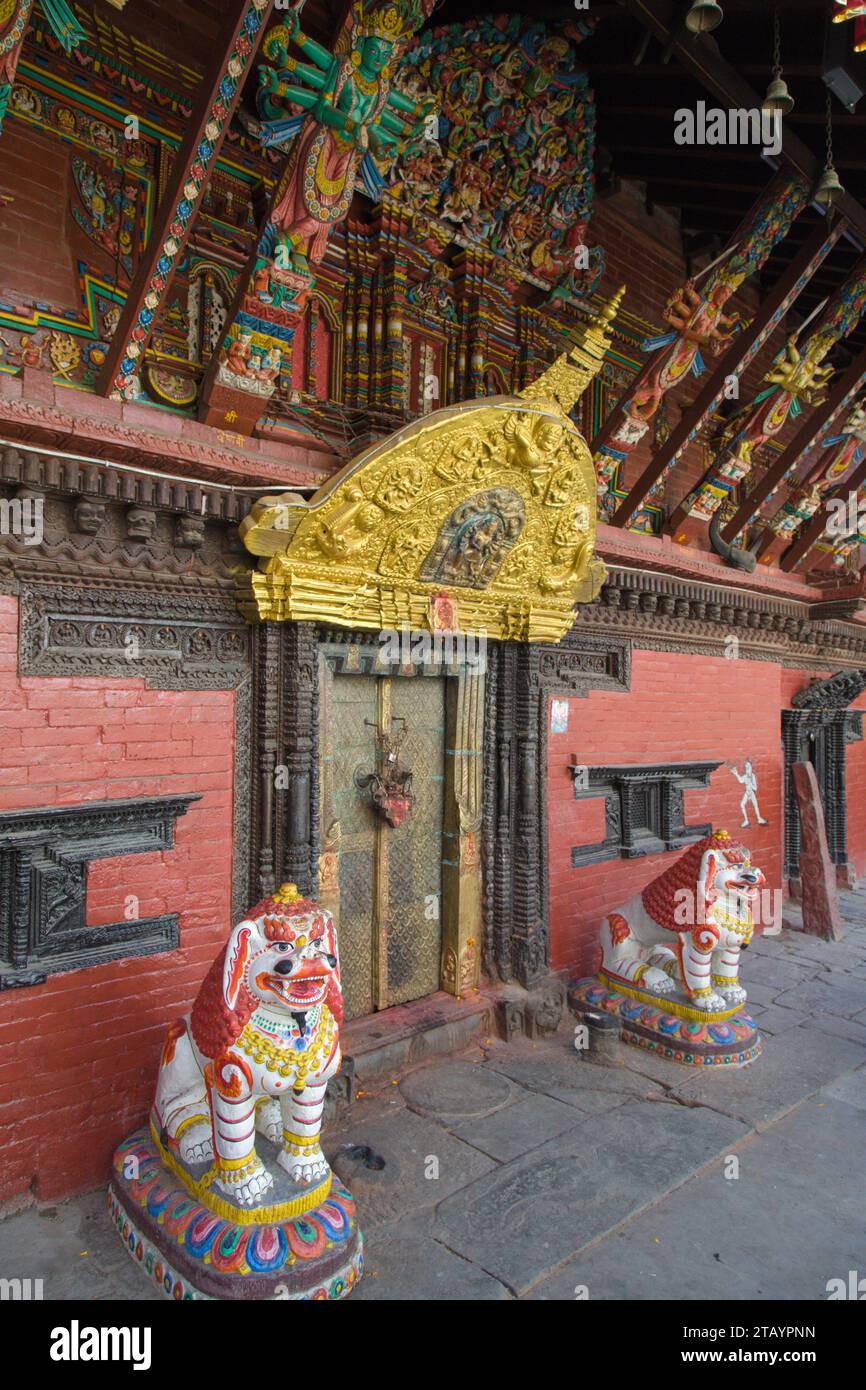 Nepal, Kathmandu, Shree Tanadevi, Tharini Bhavani, hindu temple Stock ...