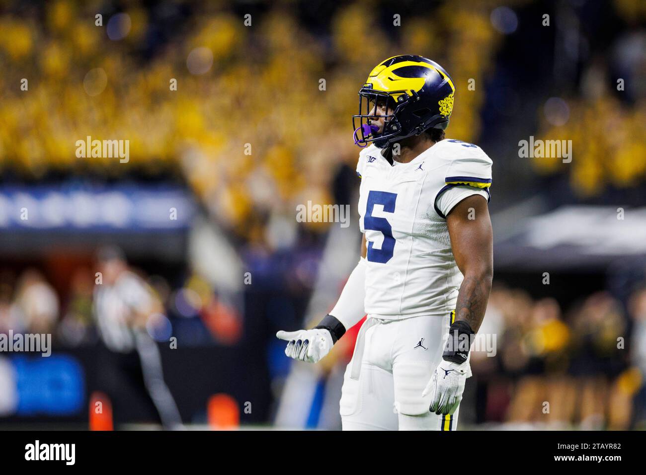 Indianapolis, Indiana, USA. 02nd Dec, 2023. Michigan defensive lineman ...