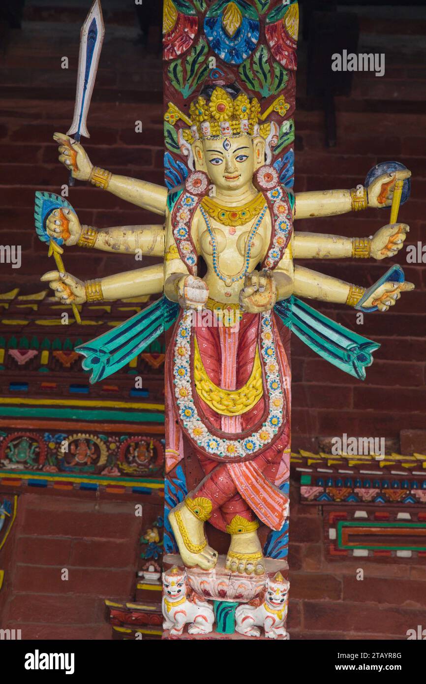 Nepal, Kathmandu, Shree Tanadevi, Tharini Bhavani, hindu temple Stock ...
