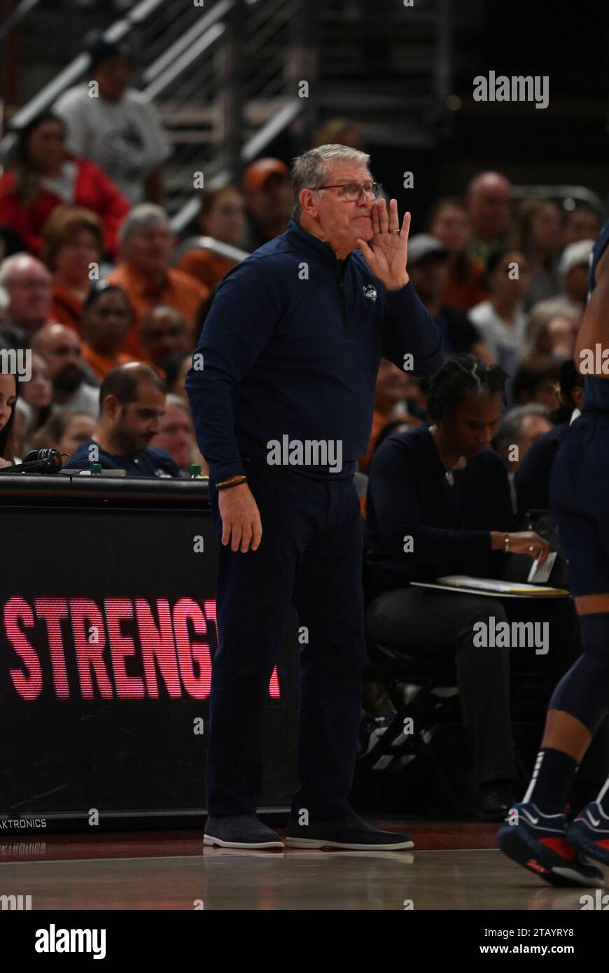 AUSTIN, TX - DECEMBER 03: University of Connecticut Huskies head coach ...
