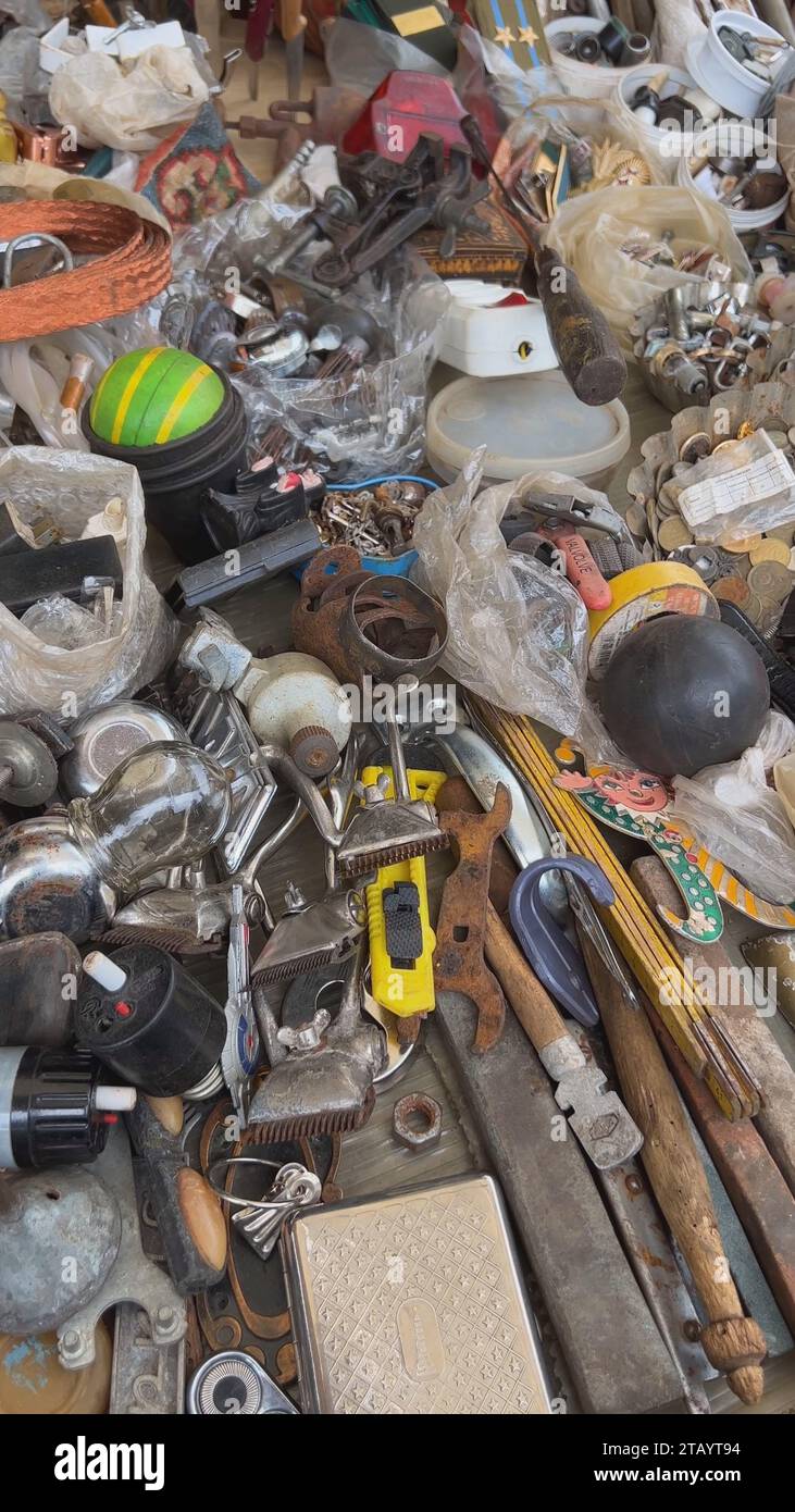 Market old used objects hi-res stock photography and images - Alamy
