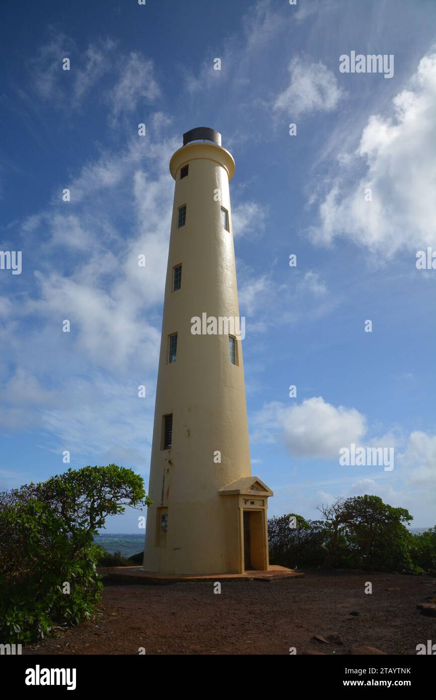 Ninini Point, north side entrance to the harbor on Kauai Island Stock ...