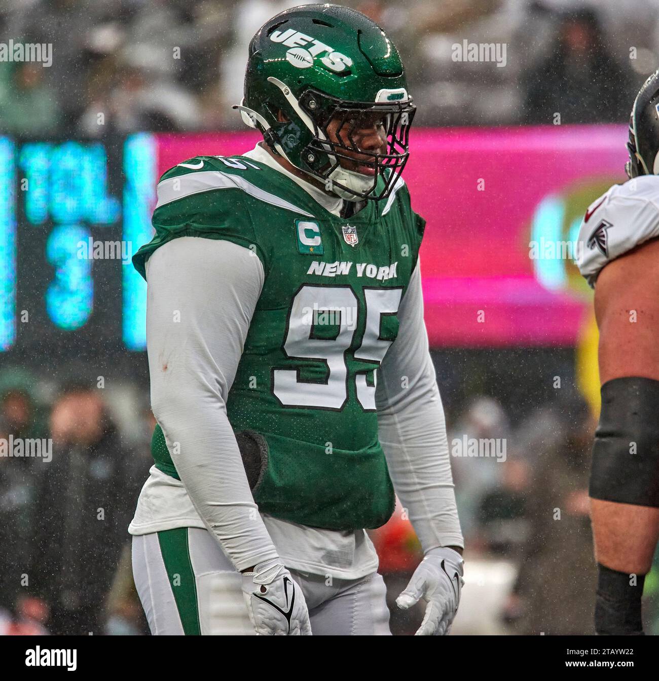 Quinnen williams jets hi-res stock photography and images - Alamy