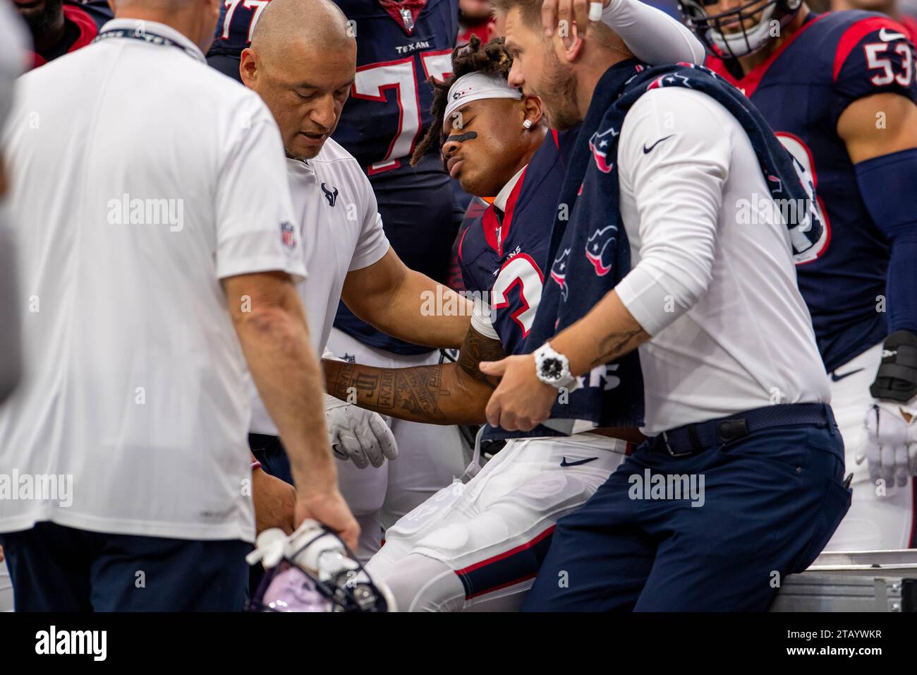 Houston, TX, USA. 3rd Dec, 2023. Houston Texans wide receiver Tank Dell ...