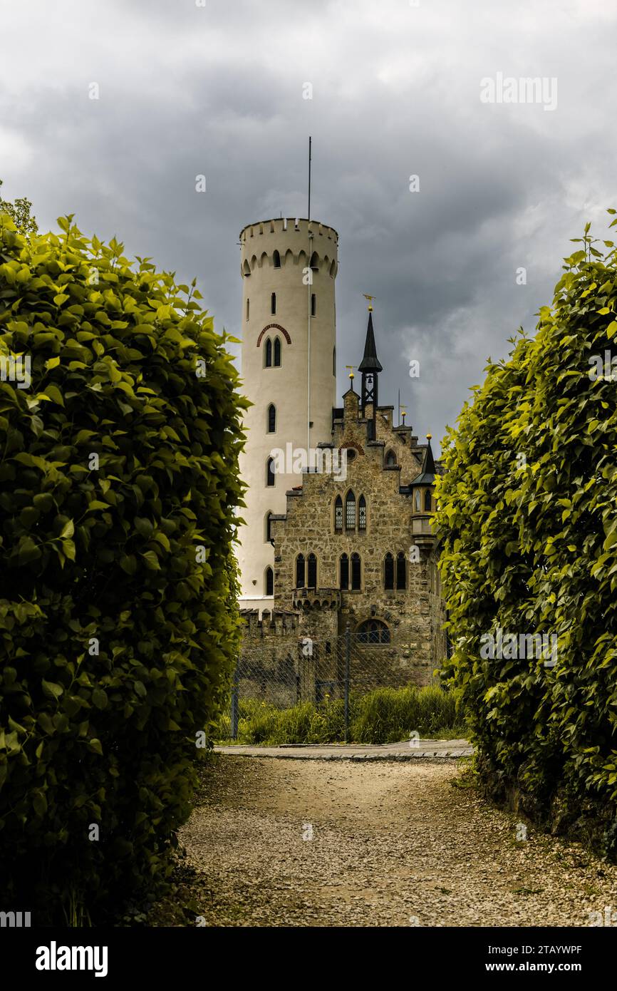 Medieval lichtenstein castle on mountain hi-res stock photography and ...