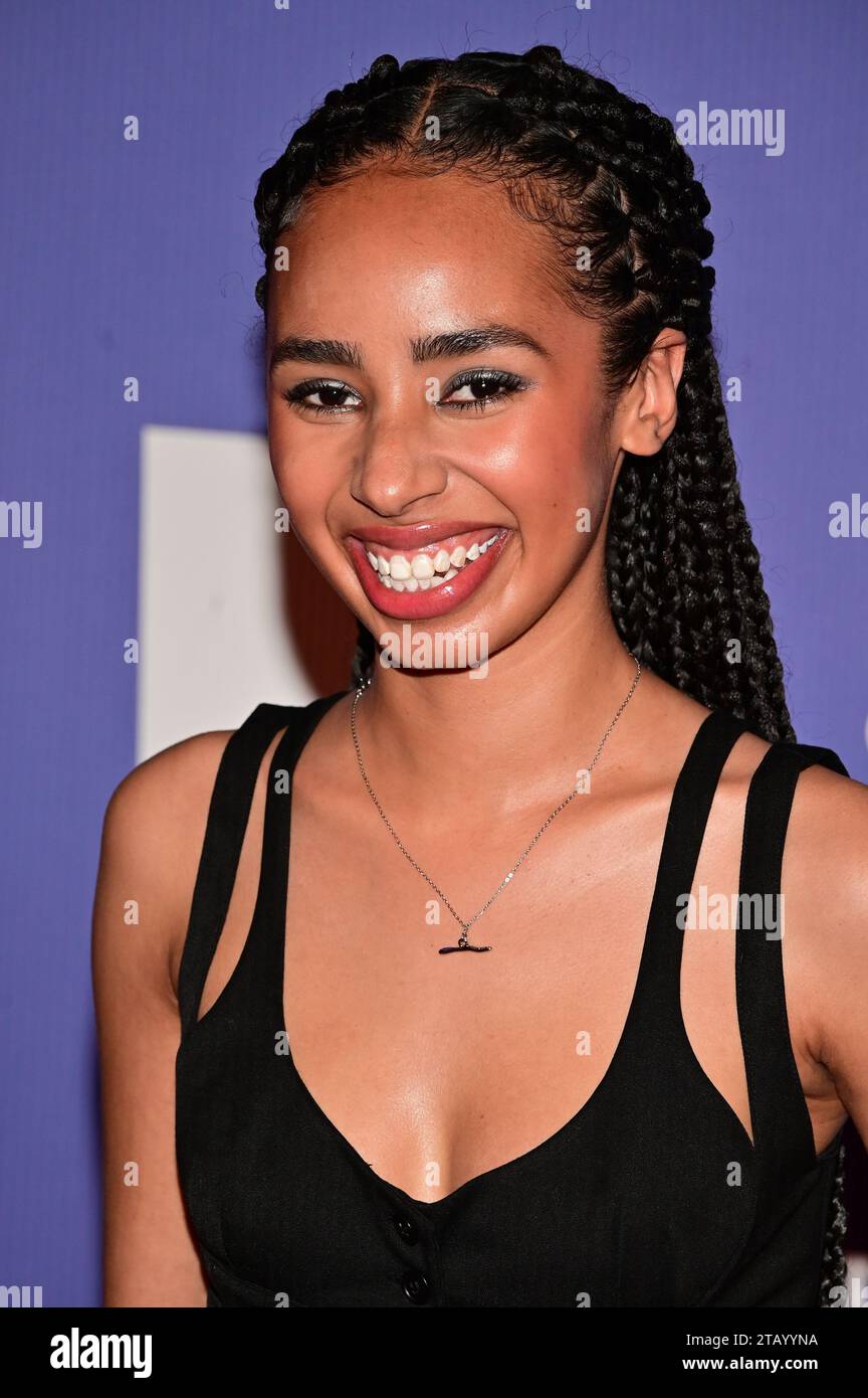 London, UK. 3rd Dec, 2023. Enva Lewis attends The 26th British ...