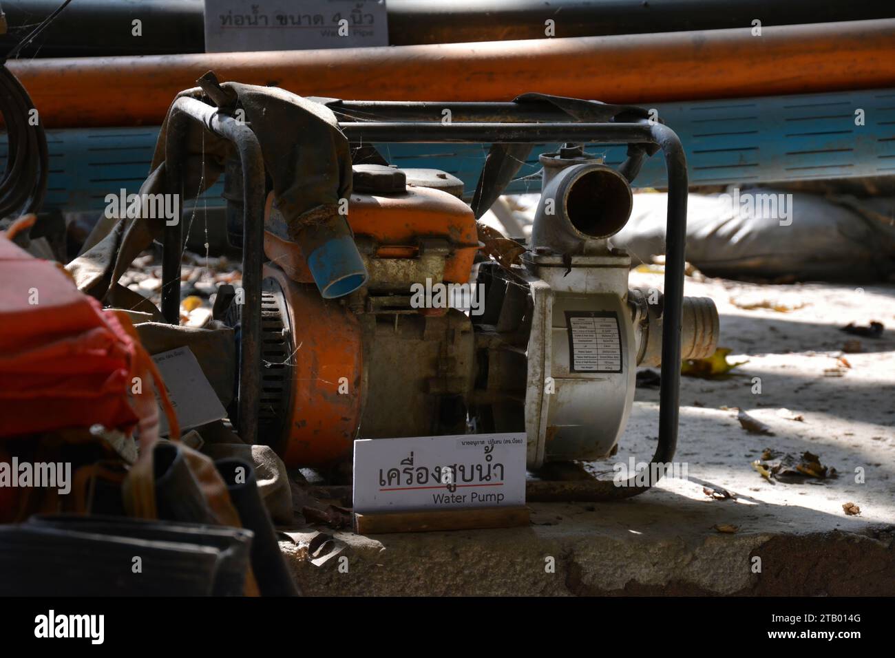 The Tham Luang cave in Chiang Rai province after a few years, remaining ...