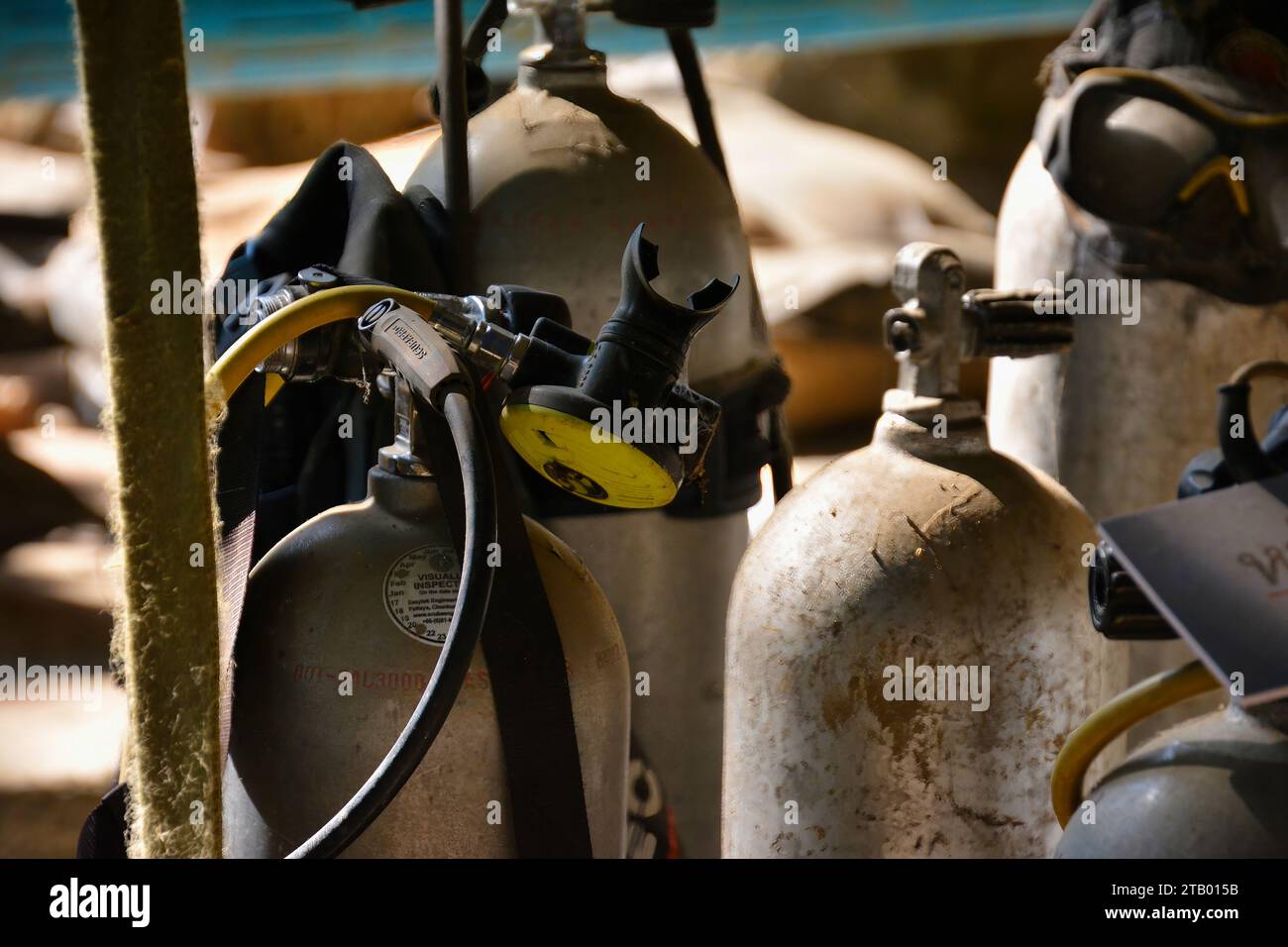 The Tham Luang cave in Chiang Rai province after a few years, remaining ...