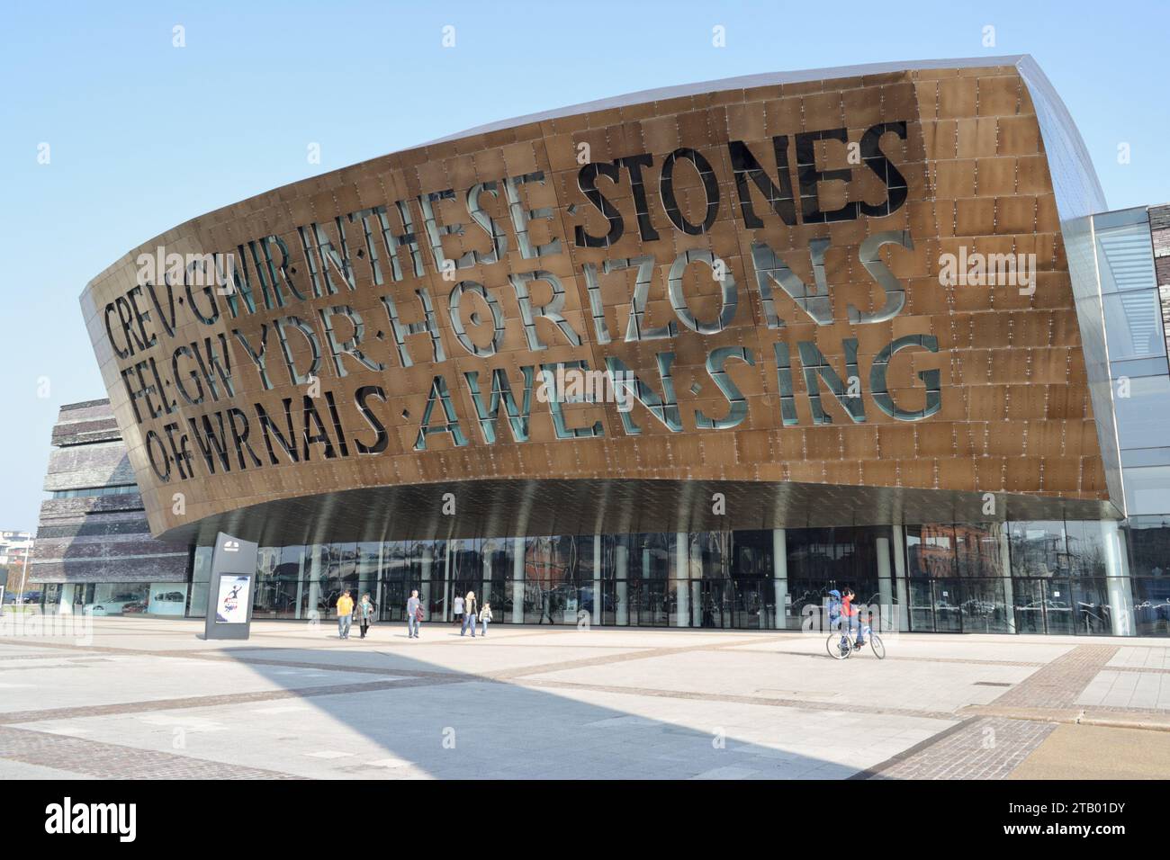 Millennium centre in Cardiff bay, Wales UK Entertainment arts venue ...