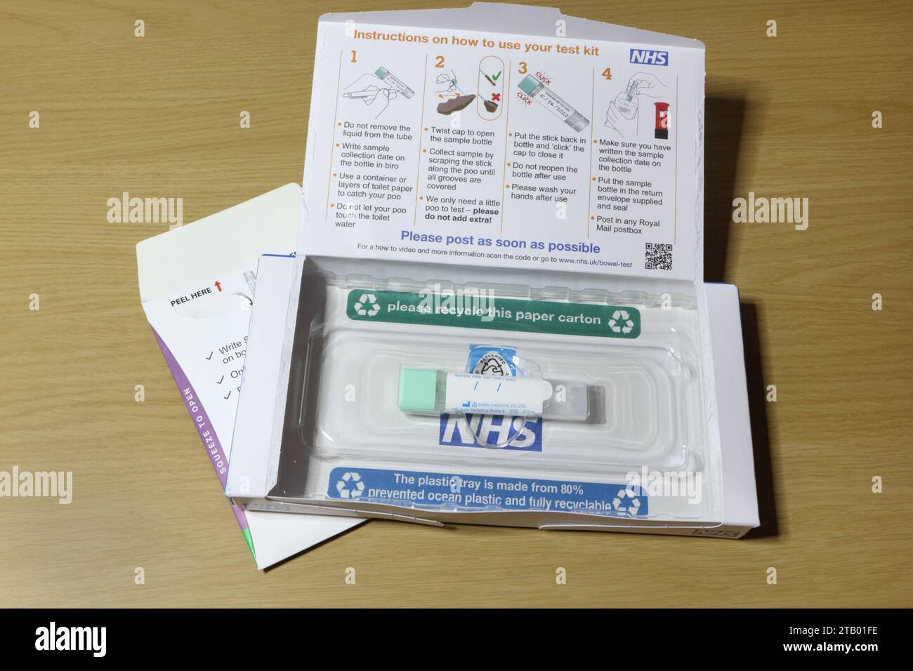 Bowel test kit hi-res stock photography and images - Alamy