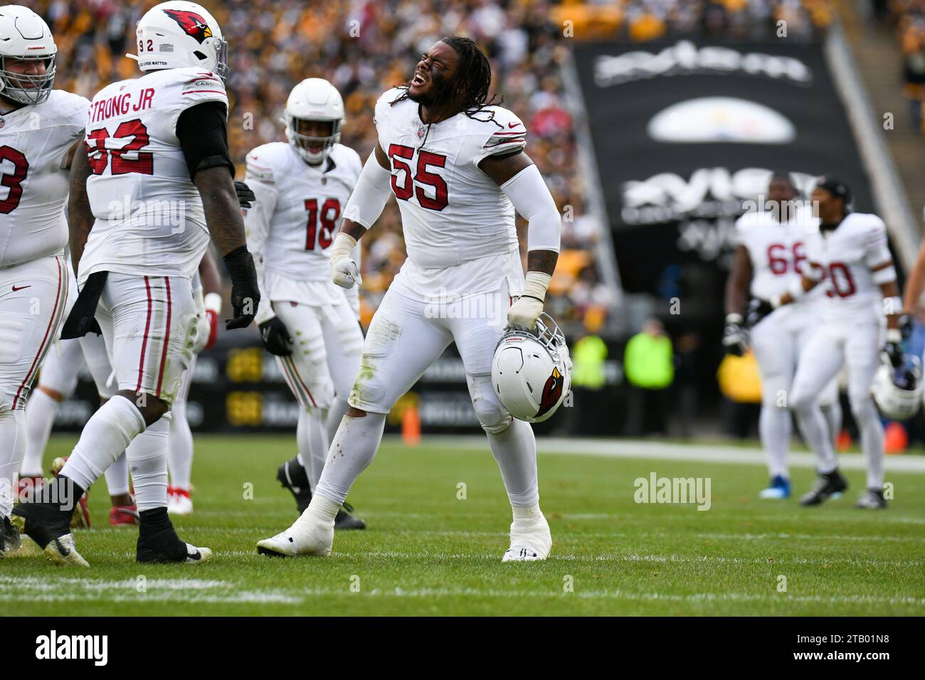 Pittsburgh, Pennsylvania, USA. 3rd Dec, 2023. December 3rd, 2023 Arizona Cardinals defensive ...