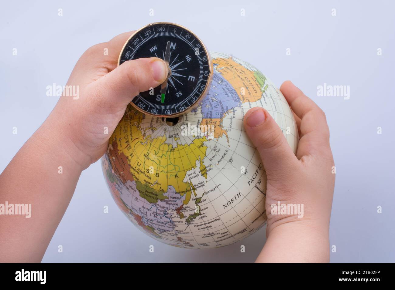 Compass map ruler globe hi-res stock photography and images - Alamy