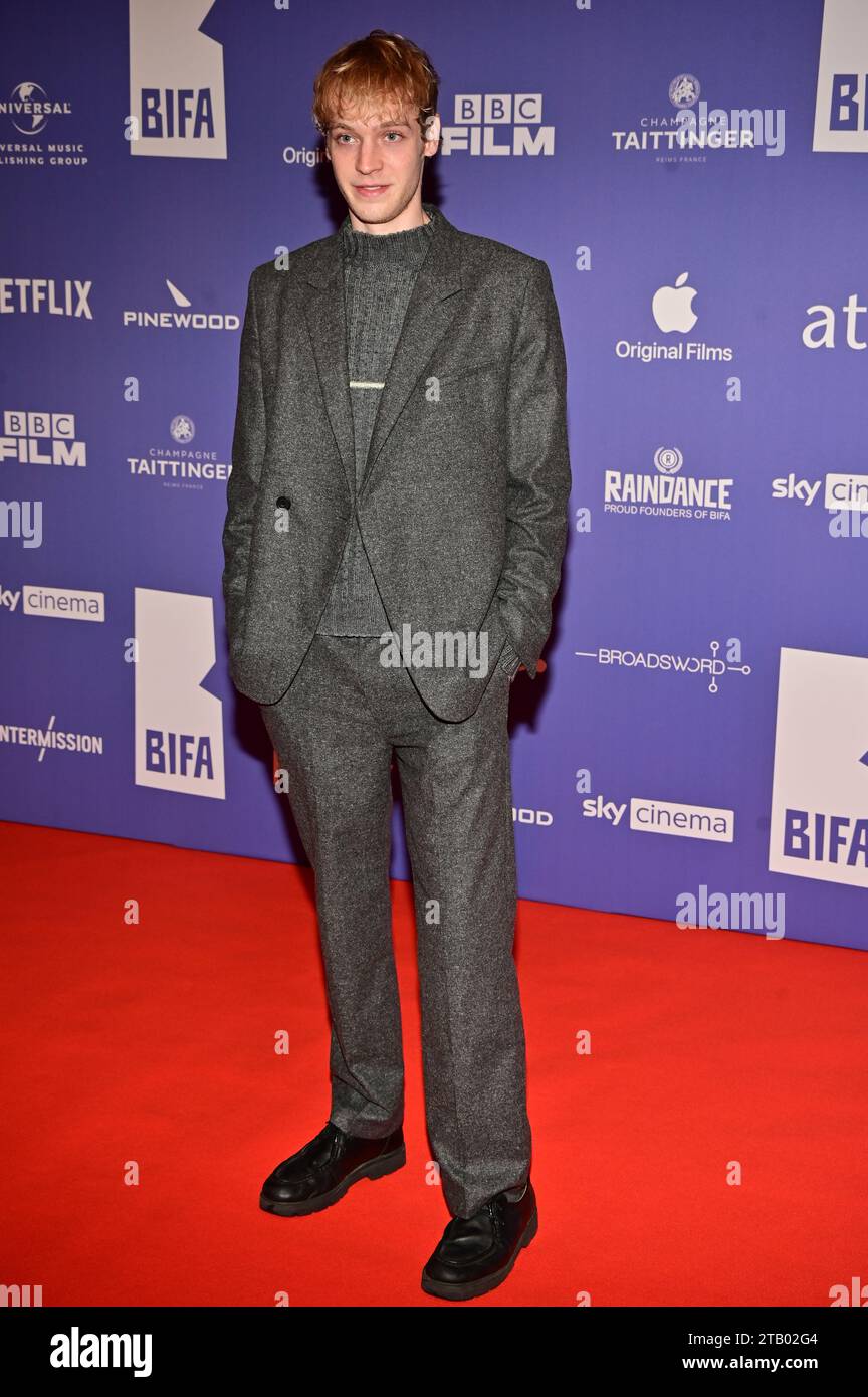 London, UK. 3rd Dec, 2023. Reuben Hamlyn attends The 26th British ...