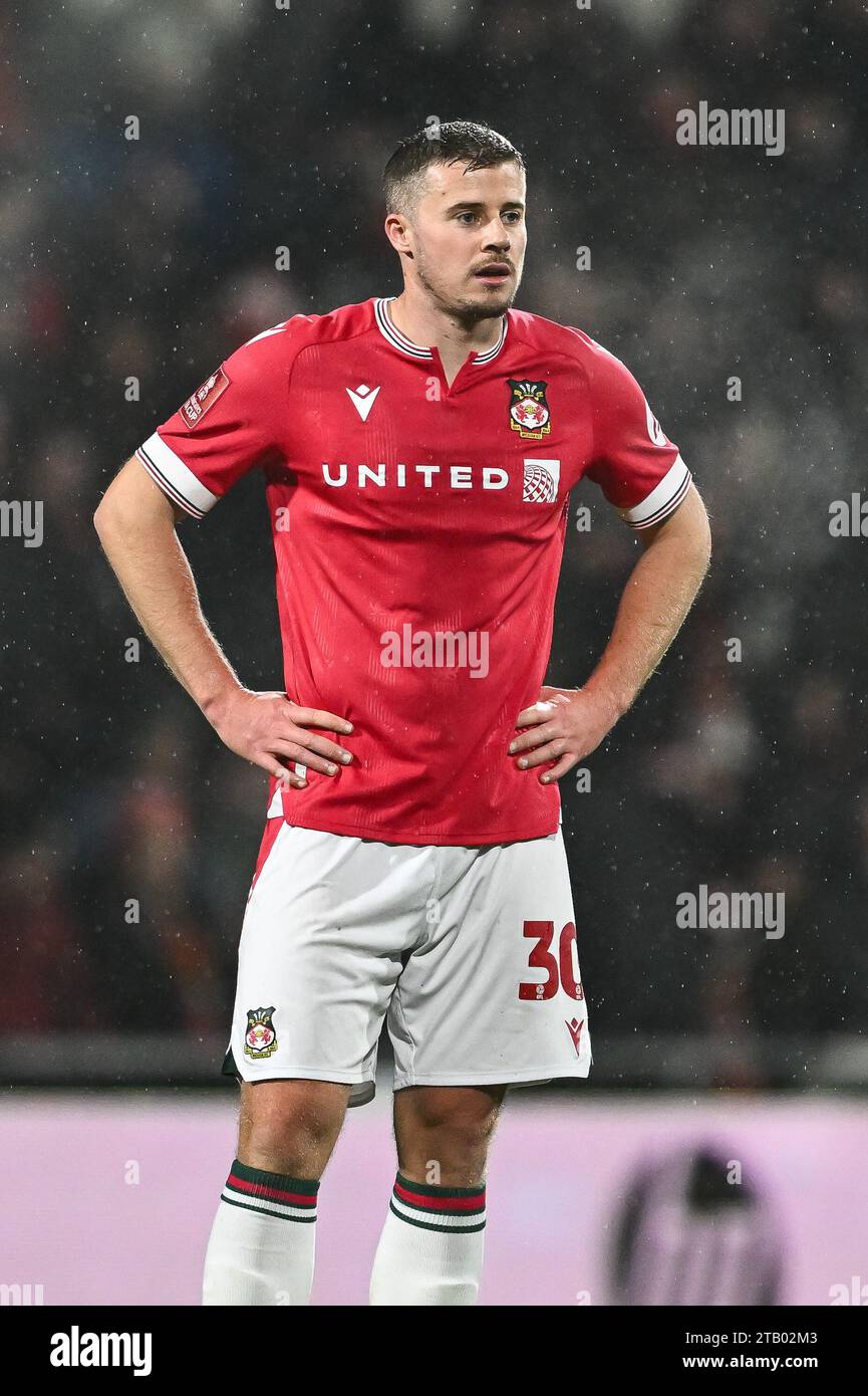 James Jones #30 of Wrexham during the Emirates FA Cup match Wrexham vs ...