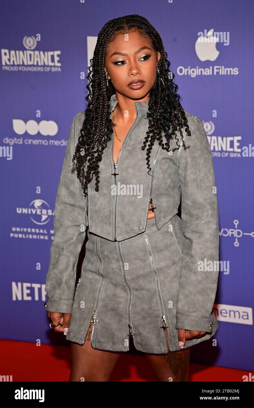 London, UK. 3rd Dec, 2023. Tia Nomore attends The 26th British ...