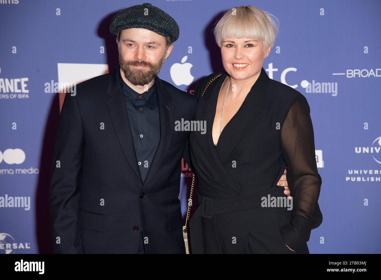 London, UK. 03 Dec, 2023. Pictured: Philip Barantini, Carly Barantini ...