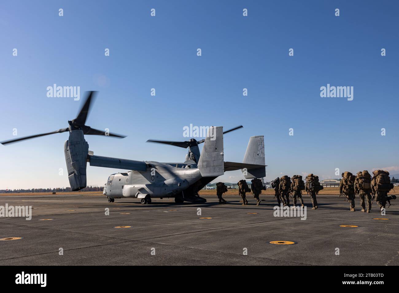 U.S. Marines with 2nd Battalion, 2nd Marines, embark on a U.S. Marine ...