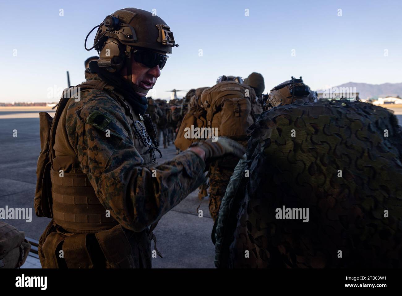 U.S. Marine Corps 1st Sgt. James Case, company first sergeant, Fox ...