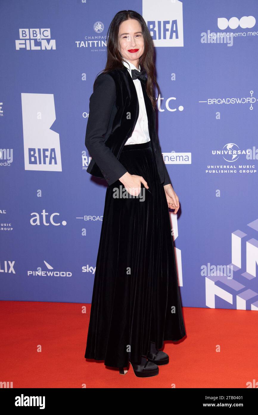 London, UK. 03 Dec, 2023. Pictured: Katherine Waterston attends The ...