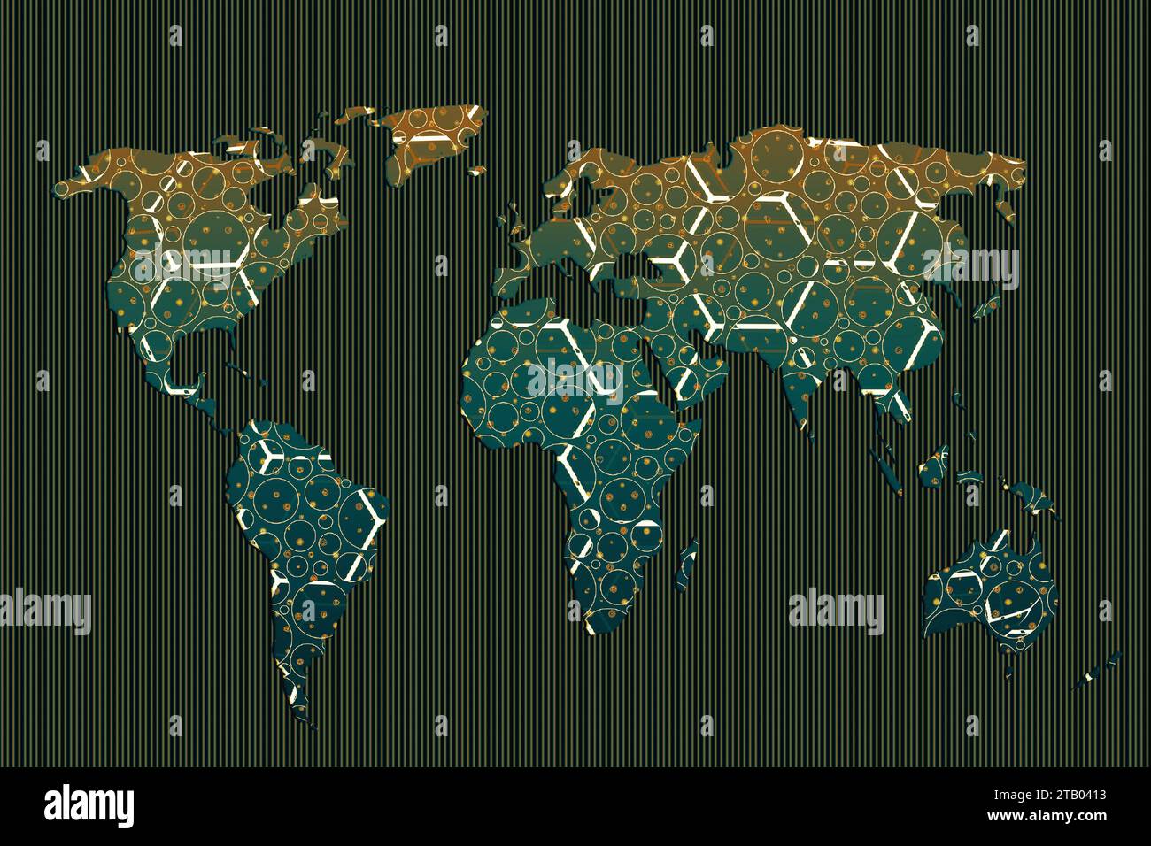 World map design. Earth with continents. Map of europe and america ...