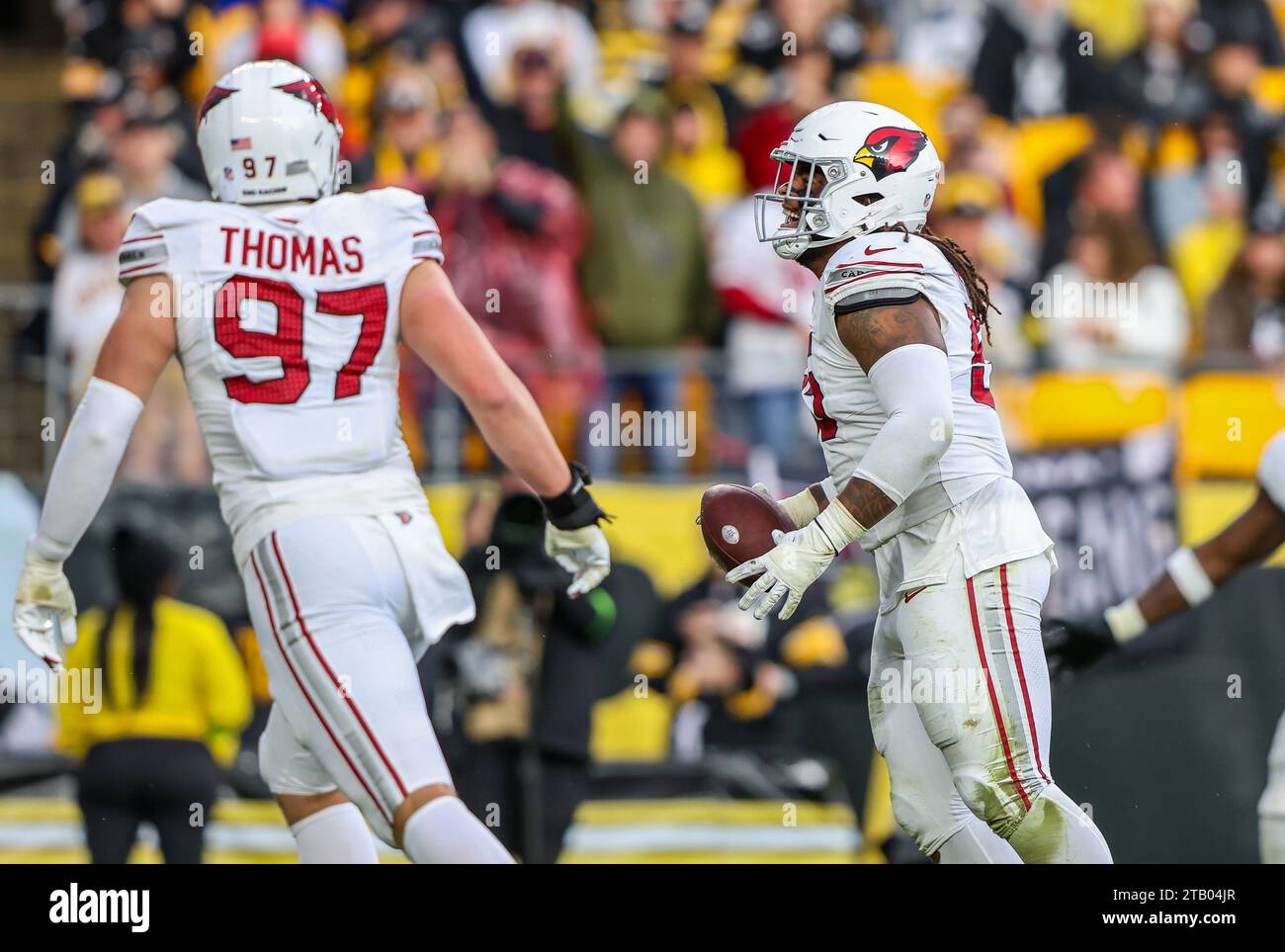 Hookstown, Pennsylvania, USA. 3rd Dec, 2023. Arizona Cardinals ...