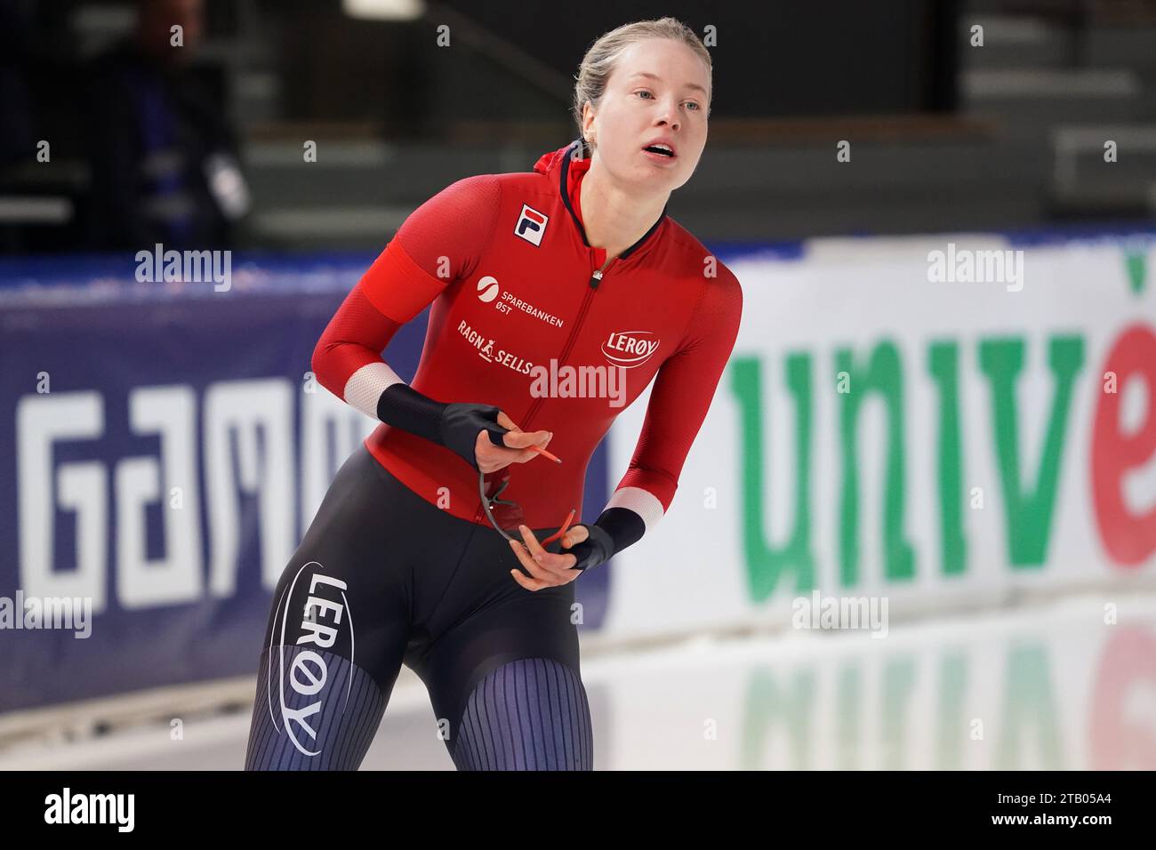 Stavanger, Norway, December 3, 2023, Ragne Wiklund (NOR) in action on ...